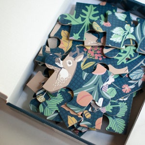 Forest Friends Floor Puzzle, Deer, Bunny, Southern Living, Kids Puzzle ...