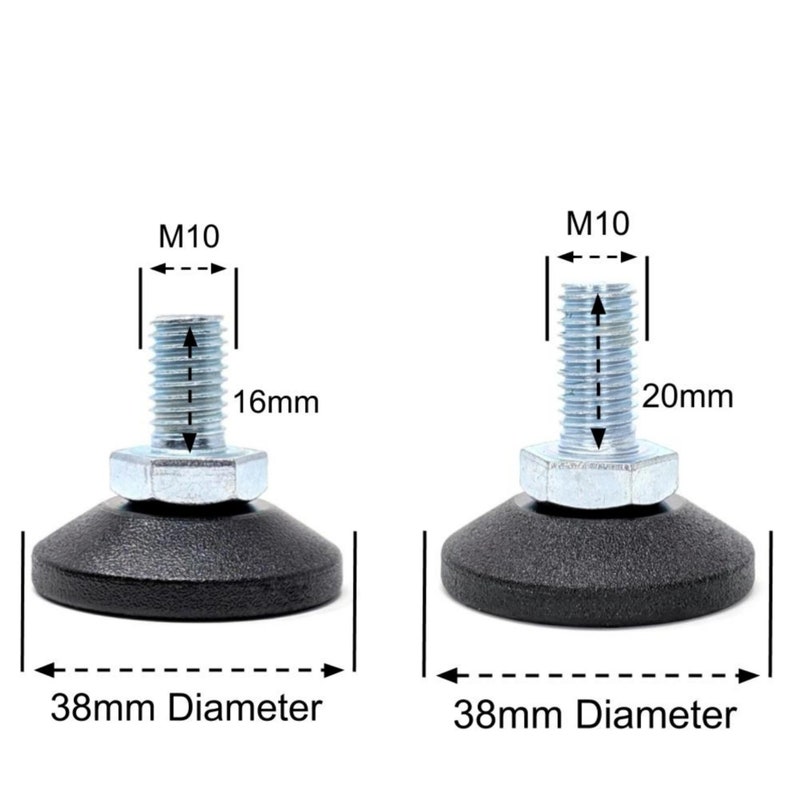 M10 Adjustable Feet - Made in Germany - Etsy