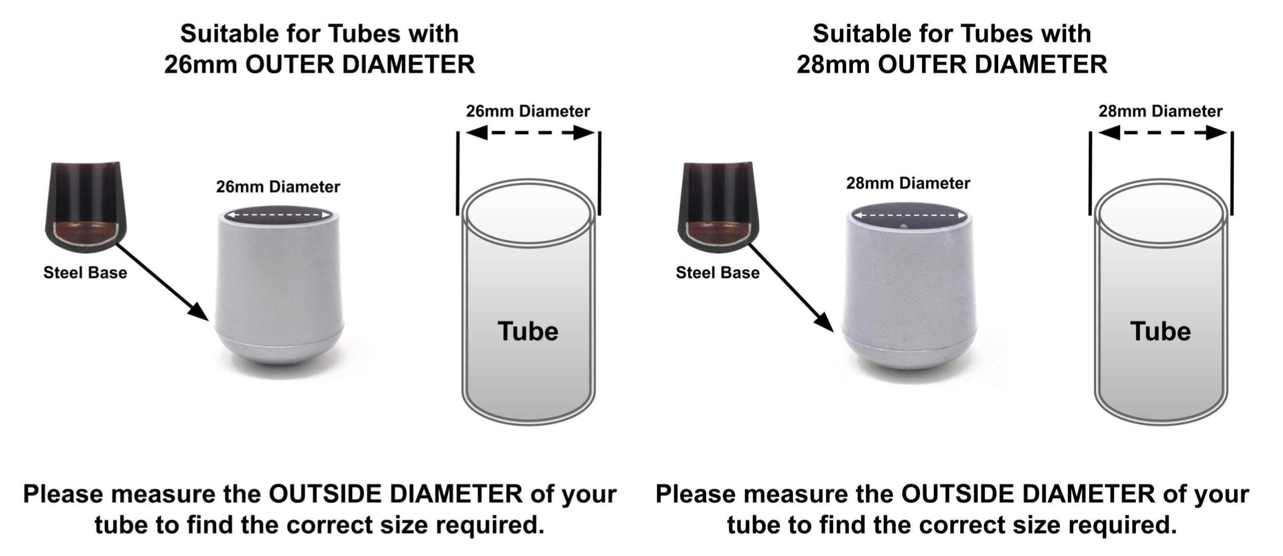 Round Rubber Tube Caps - Made in Germany - Etsy