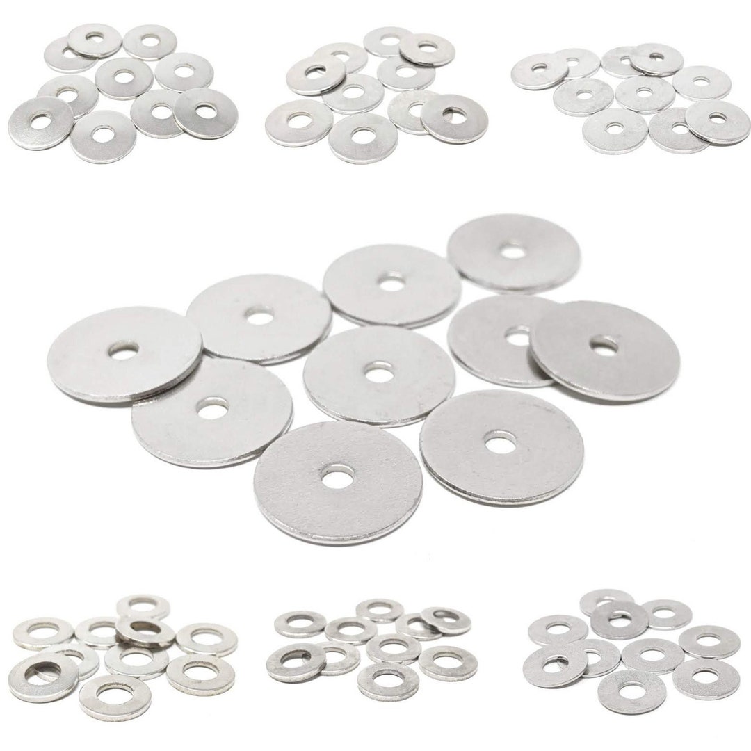 Flat Penny Washers Round Metal Steel Washers for Screws - Made in ...