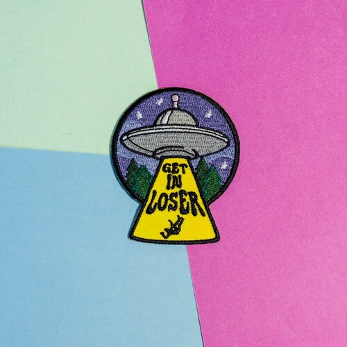 Get in Loser Iron on Patch - Etsy