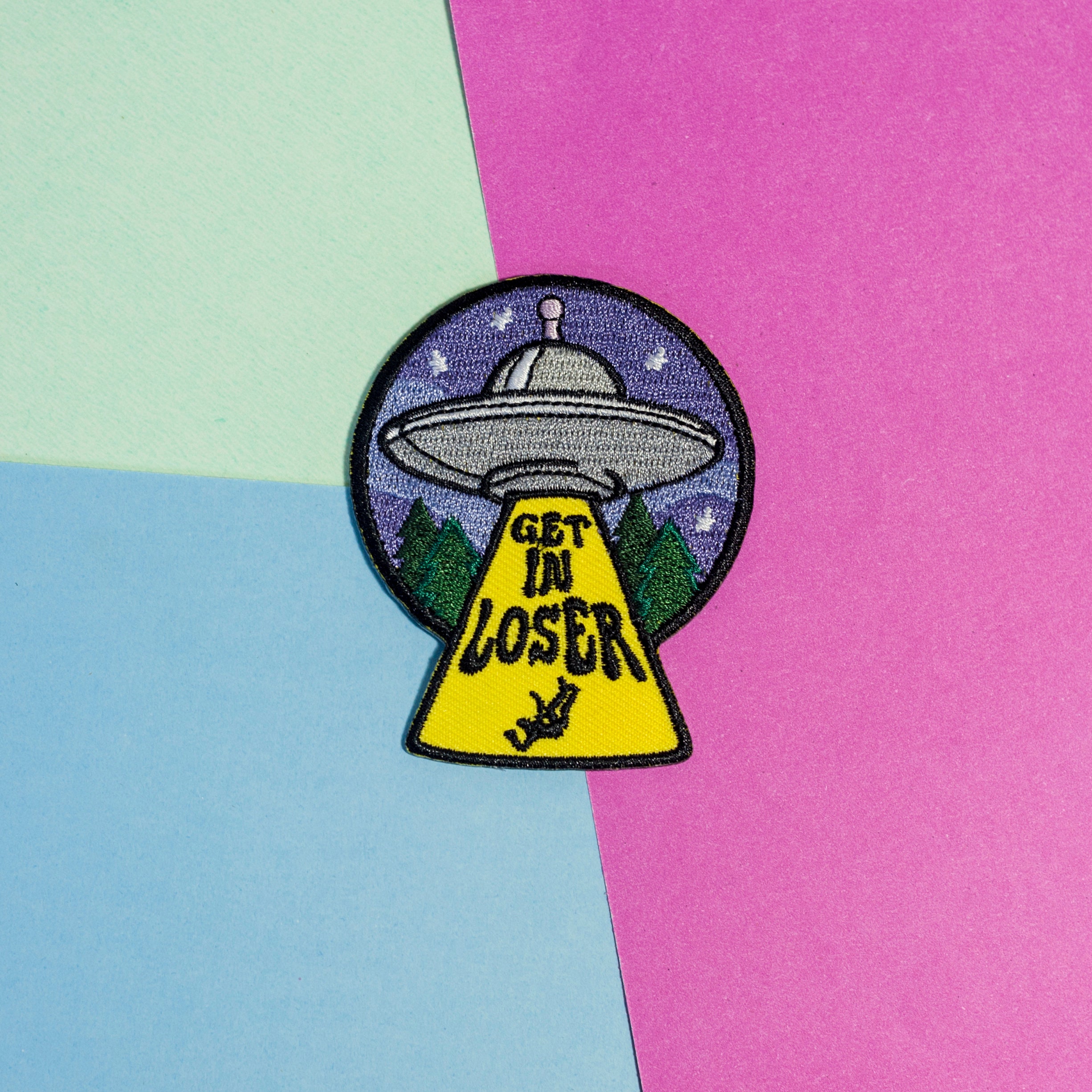 Get in Loser Iron on Patch - Etsy UK