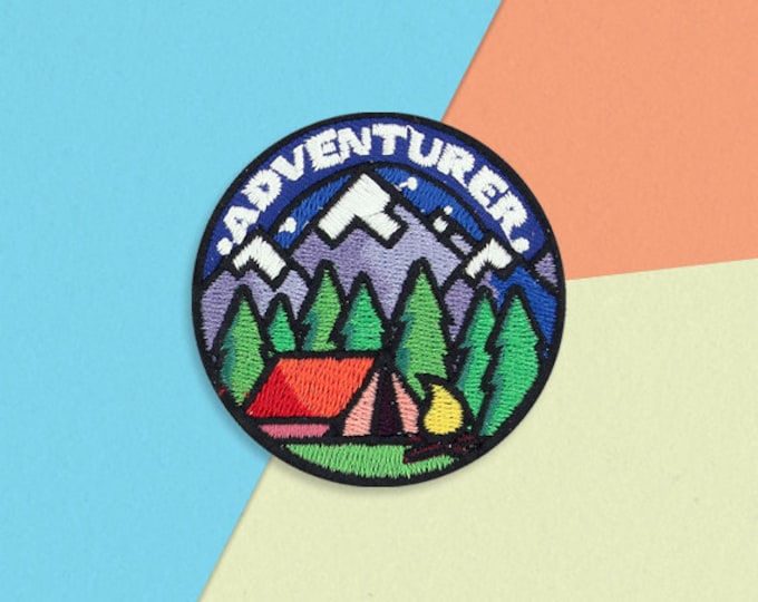 Adventurer Camping Patch - Etsy UK