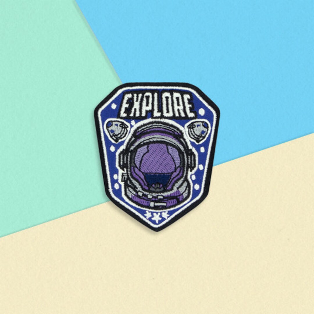 Spaceman Explore Patch - Etsy