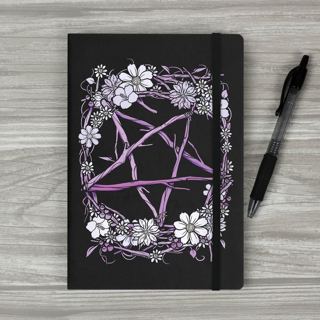 Pagan Pentagram A5 Hard Cover Notebook - Etsy