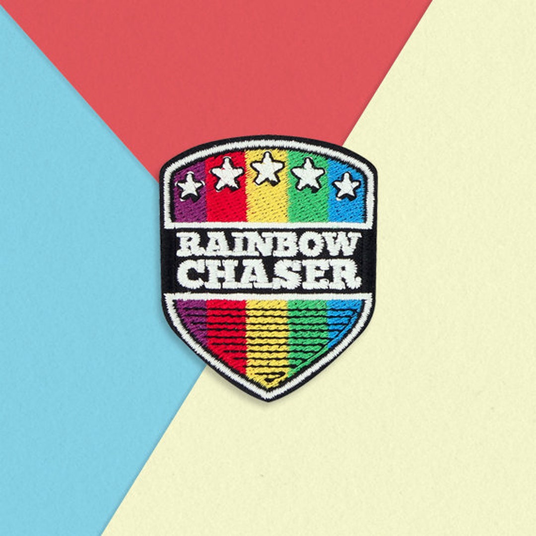 Rainbow Chaser Patch - Etsy