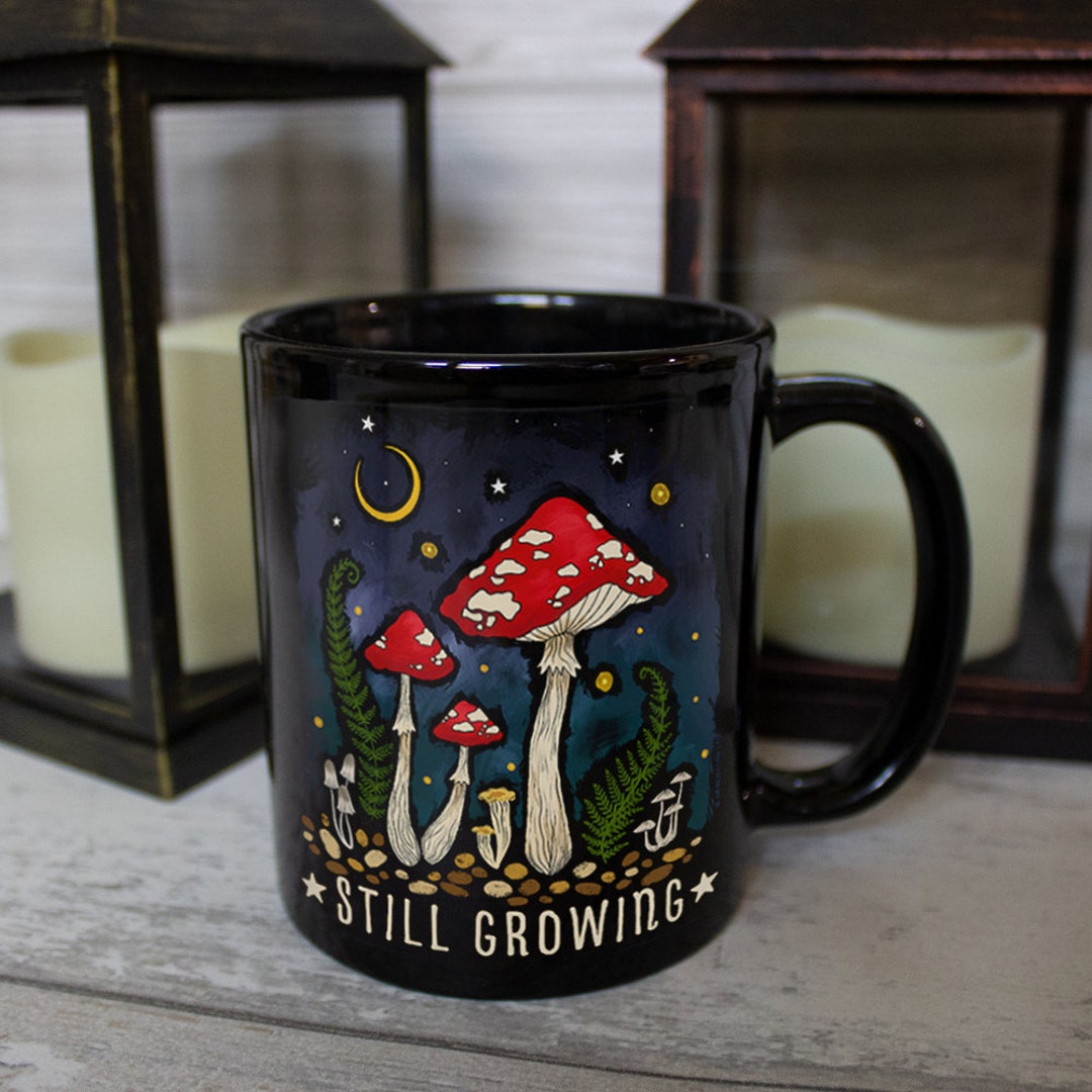 I funghi magici continuano a crescere Tazza nera - Etsy Italia