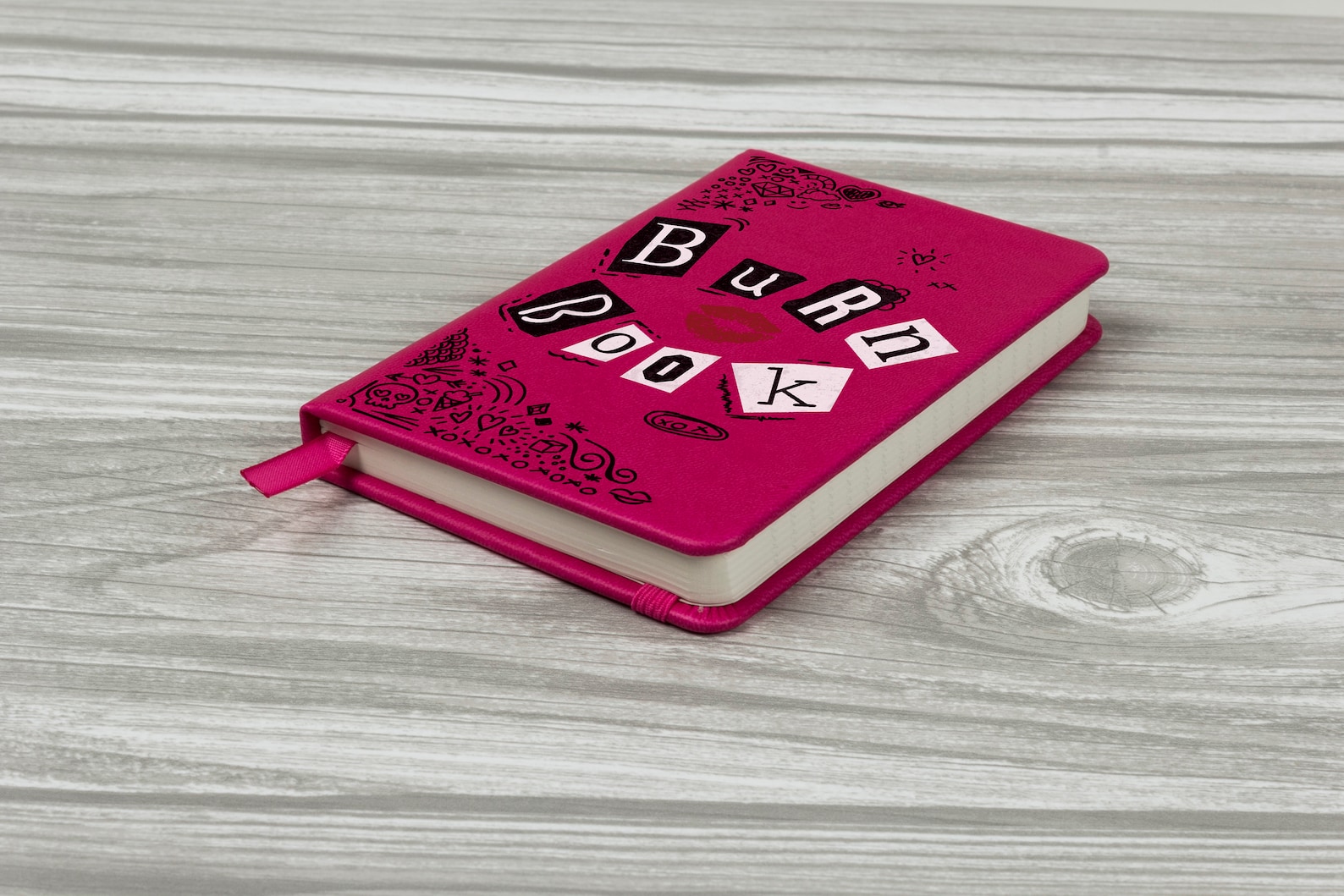 Burn Book Pink A6 Hard Cover Notebook - Etsy