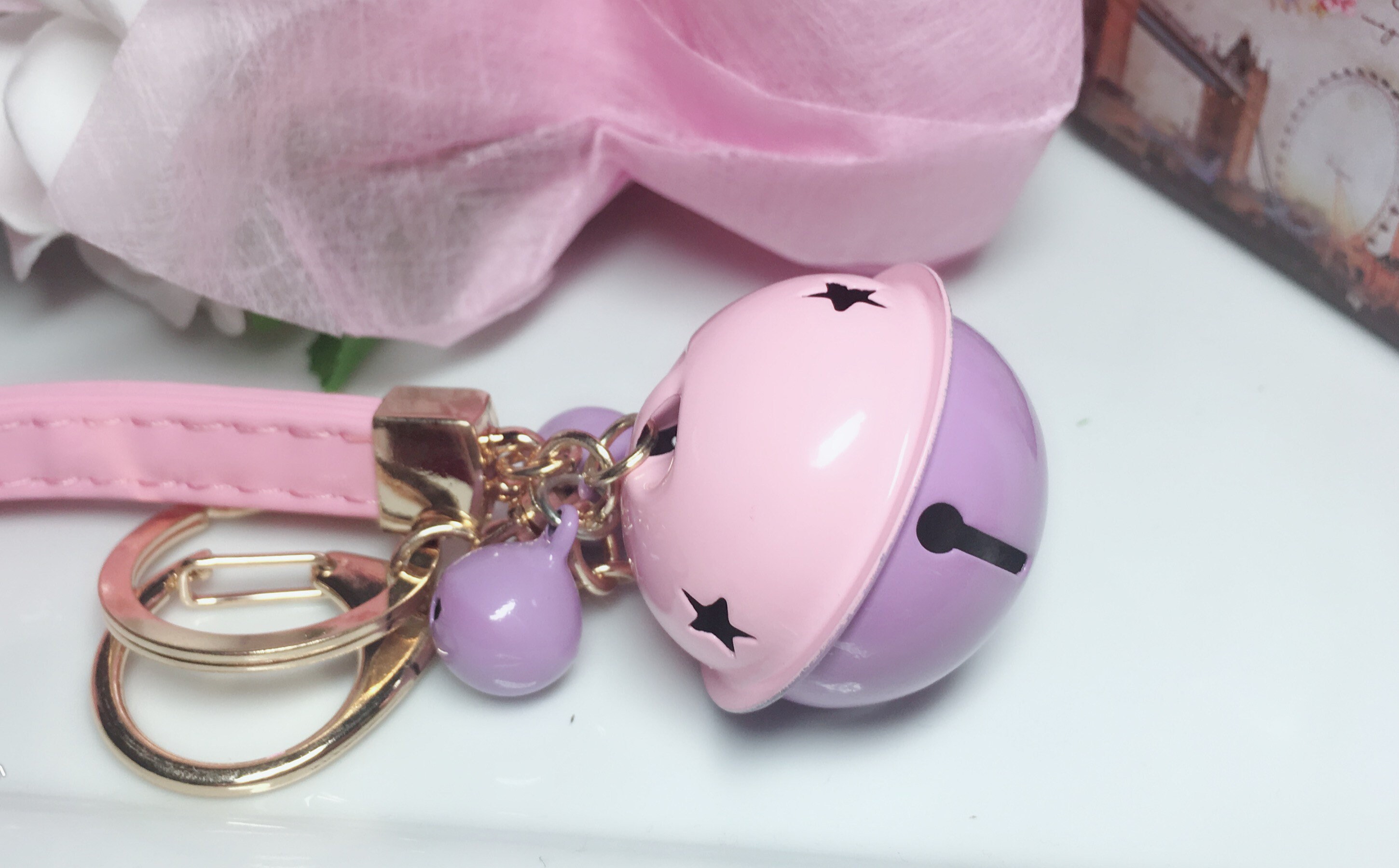 Jingle Bell Keychain Bell Keychain Bell Charms Holiday Bell - Etsy