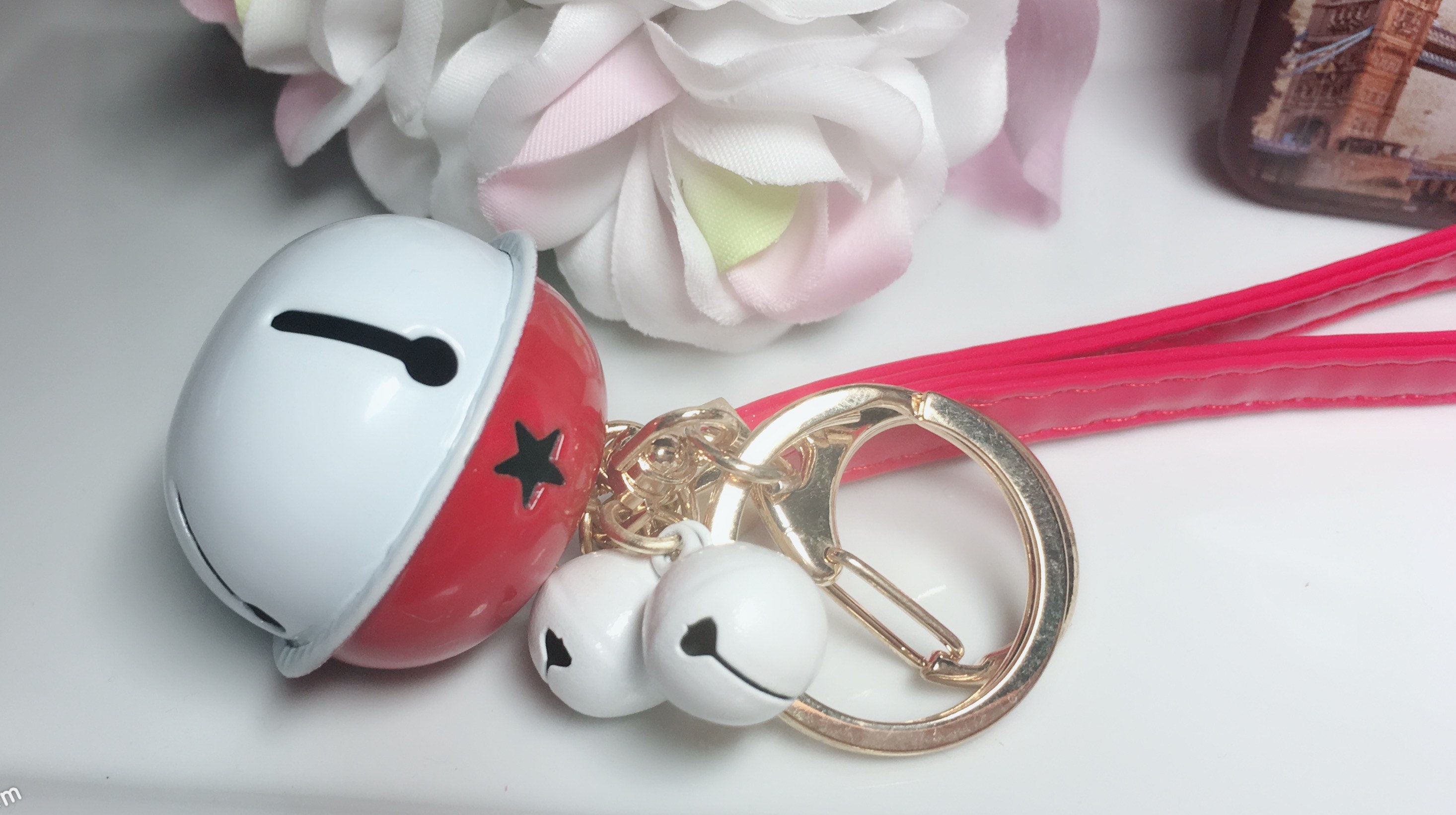 Jingle Bell Keychain Bell Keychain Bell Charms Holiday Bell - Etsy