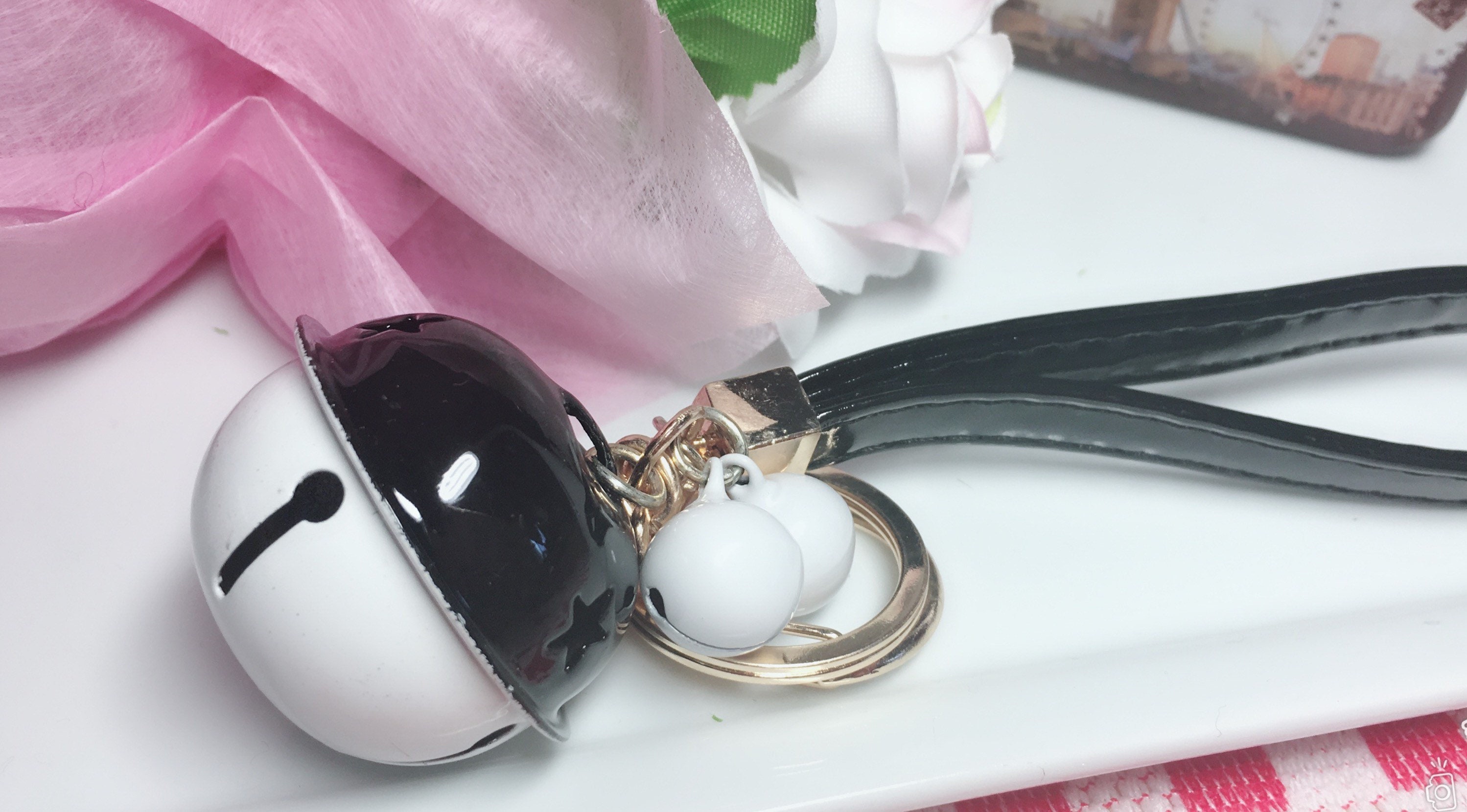 Jingle Bell Keychain, Bell Keychain, Bell Charms, Holiday Bell Keychain ...