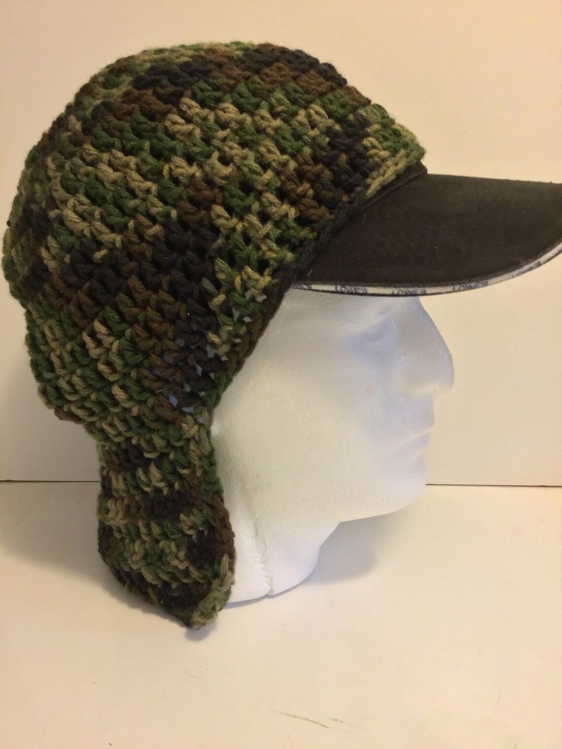 Men's Hunting Hat Baseball Cap Cover Crochet Pattern - Etsy