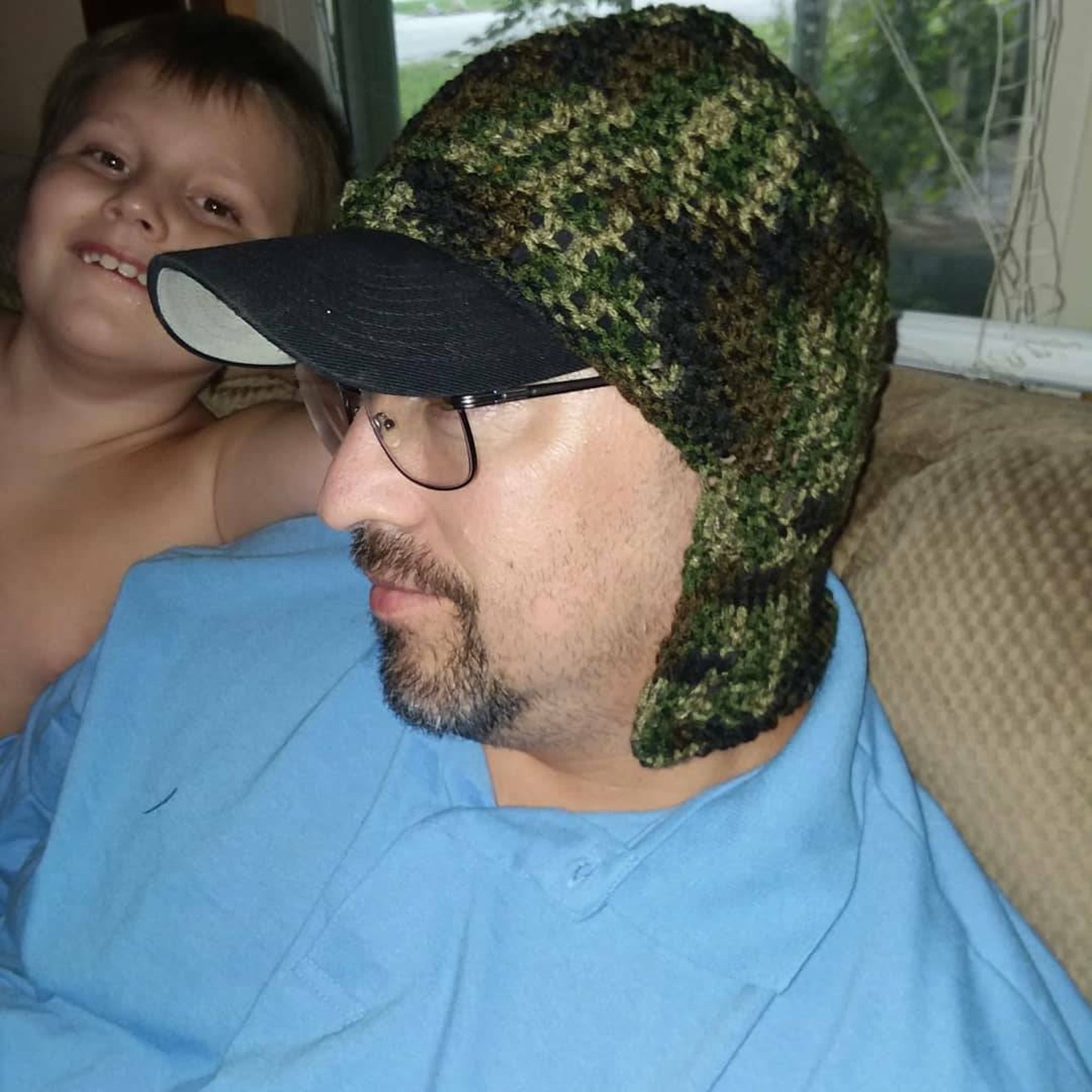 Men's Hunting Hat Baseball Cap Cover Crochet Pattern - Etsy