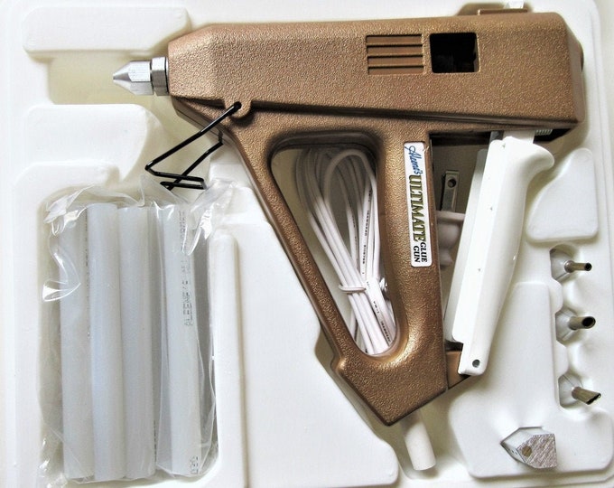 Aleene's Ultimate Hot Glue Gun in Case W Cord, Dual Temp, 4 Tips, Std ...