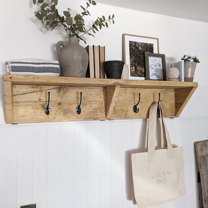 Rustic Wood Rack - Etsy