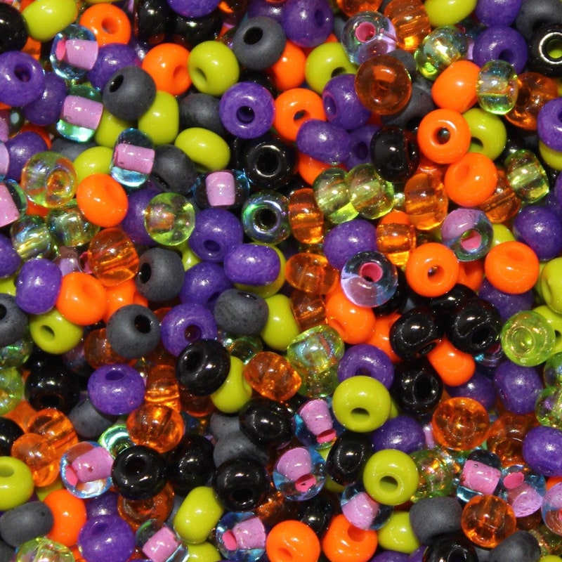 Halloween Bead Mix Glass - Etsy