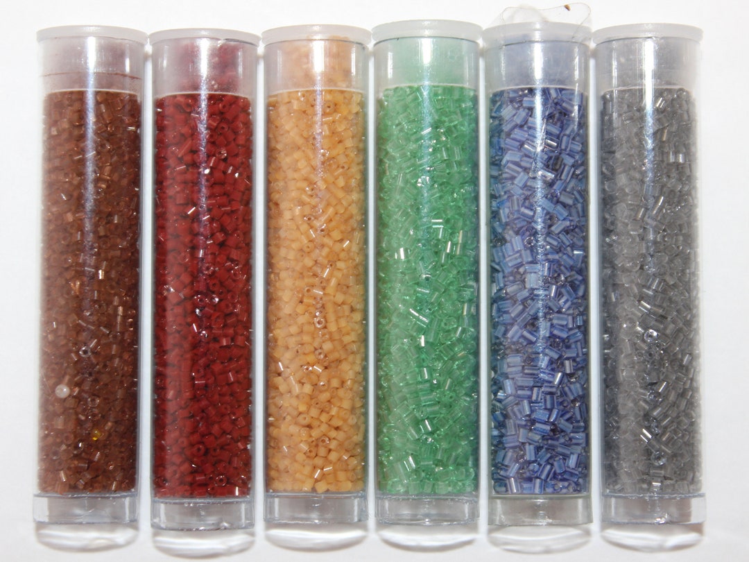 Vintage Micro Tube Beads, 6 Colors to Choose From, Sold by the 5 Gram ...