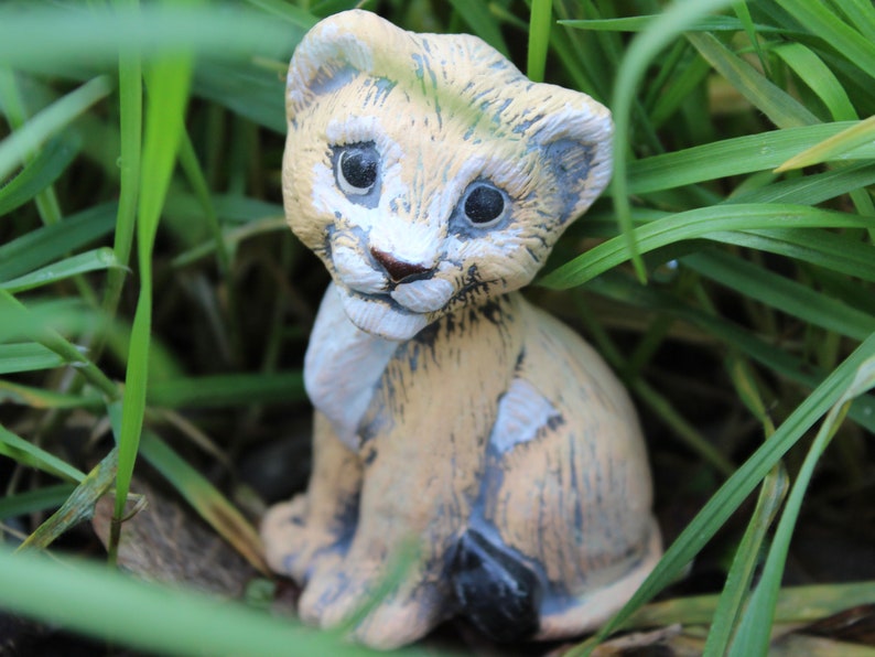 Handcrafted Peruvian Lion Cub Figurine, One Piece per Order - Etsy