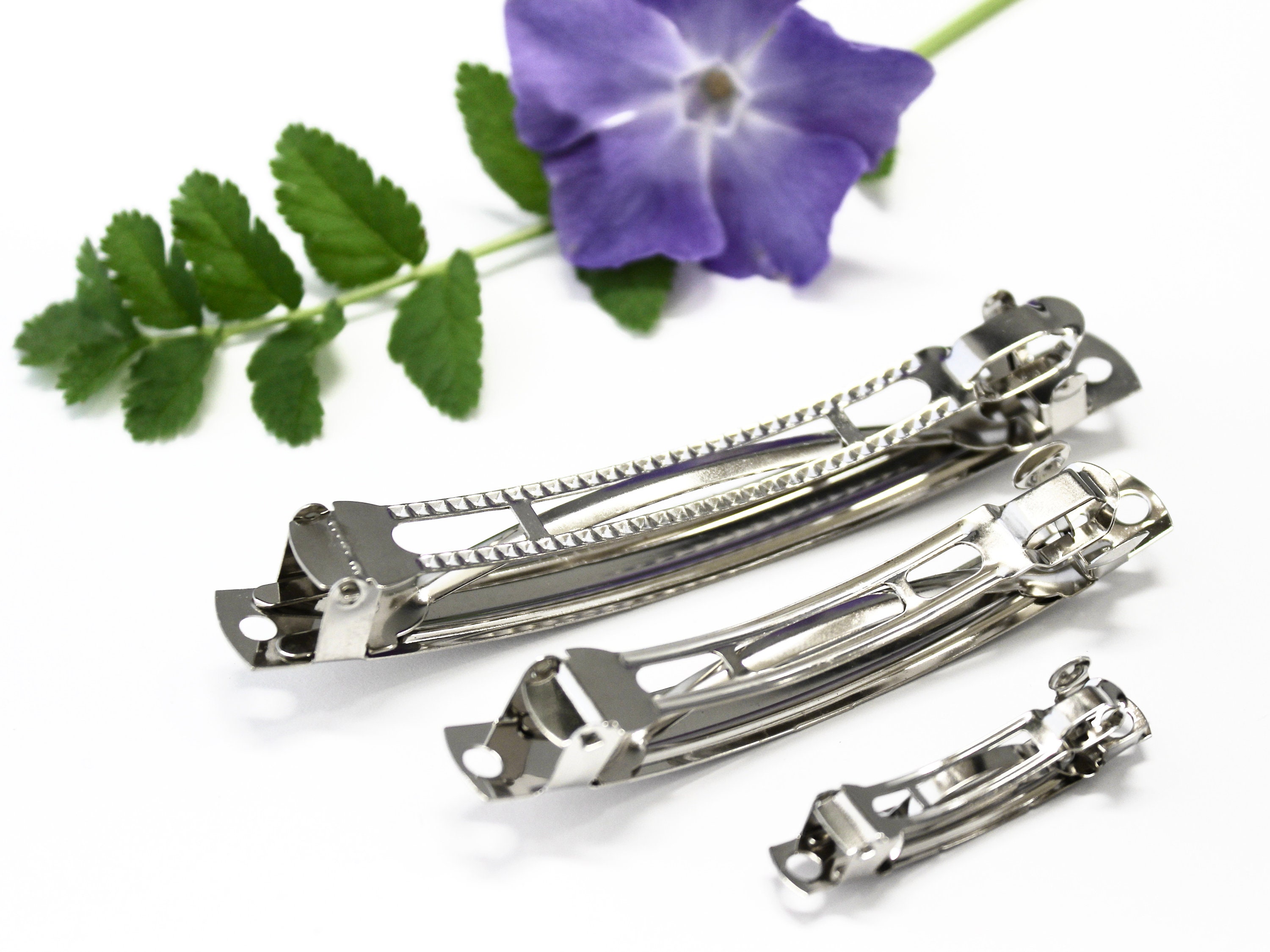 French Style Spring Barrettes, Sold by the Dozen, 3 Sizes to Choose ...