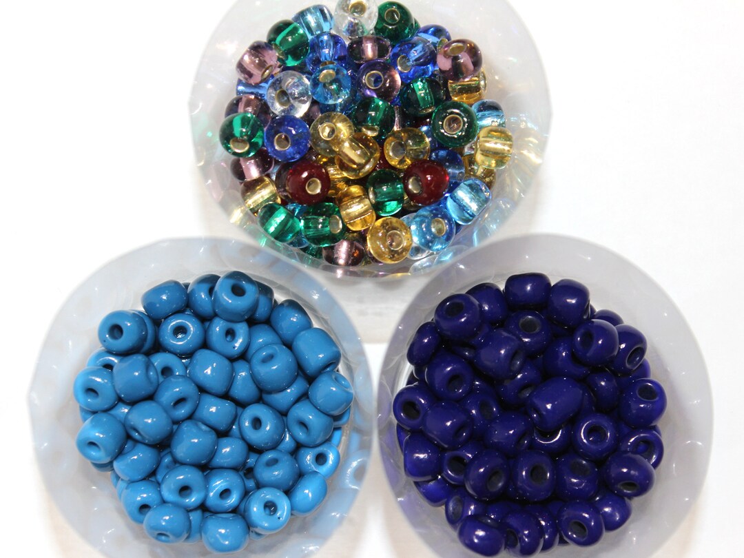 BULK Vintage 33/0 Seed Beads, 3 Colors to Choose From, Sold by the 1/4 ...