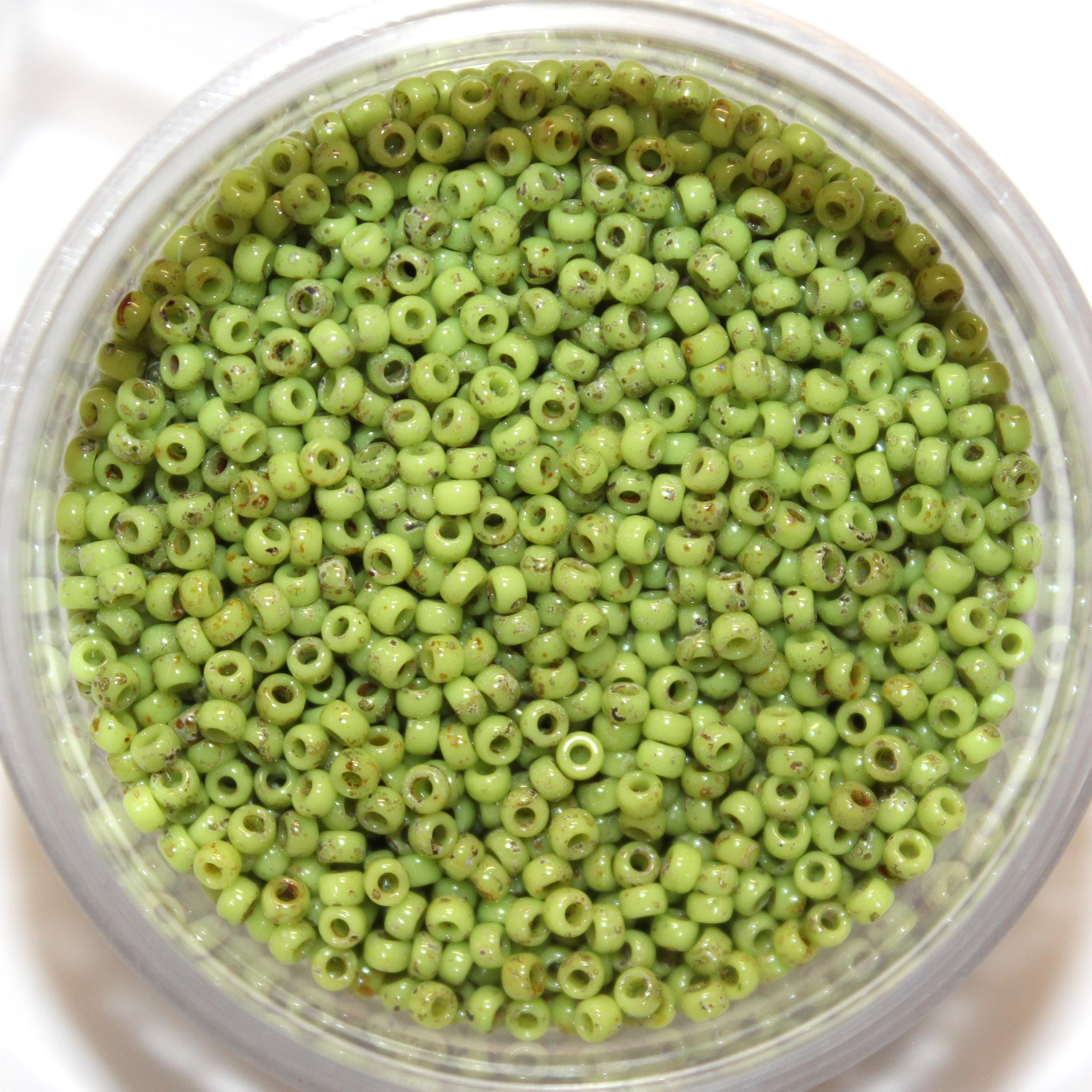 11/0 Celery Green Japanese Seed Bead Mini Pack, 8 Colors Included, 1 ...