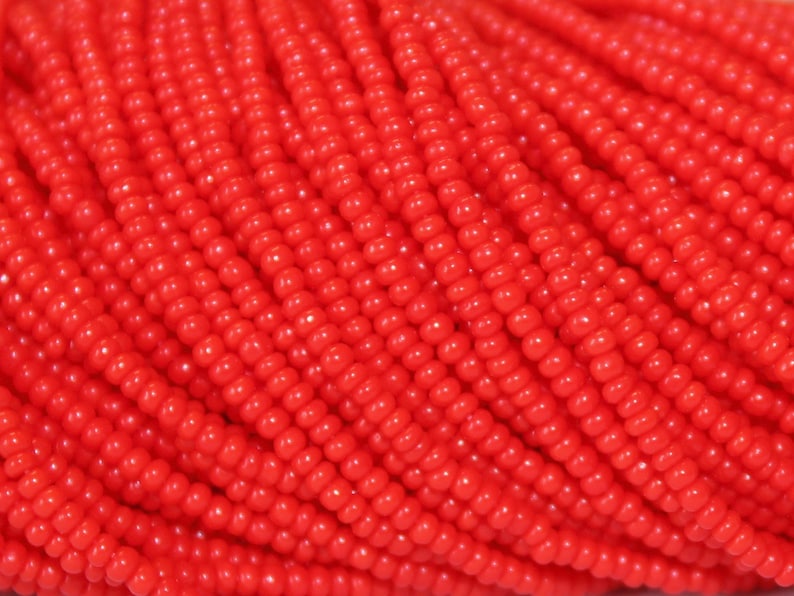 1/4 Kilo Vintage Czech 13/0 Seed Beads, 9 Colors to Choose From, 30% ...