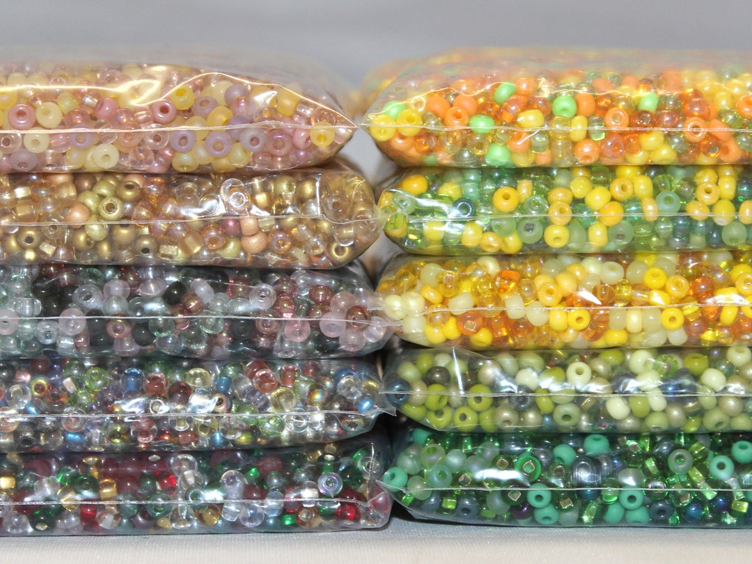 6/0 Czech Seed Beads, 10 Premium Mixes to Choose From, Sold by the 1/4 ...