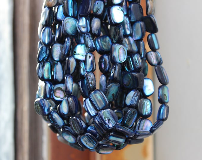 Natural Paua Shell Beads Abalone Beads 15x25 Mm 15 Inch - Etsy