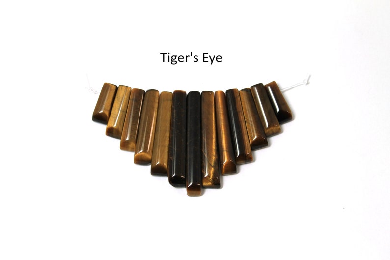 Graduated 13 Piece Semi-precious Stone Fans 16 Choices 1 Fan - Etsy