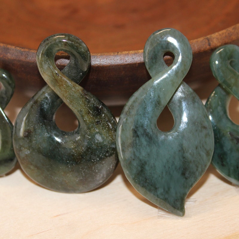 Nephrite Jade Twist - Etsy