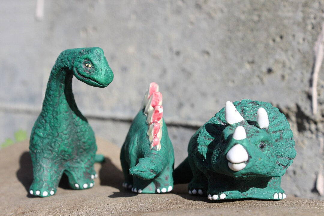 Handcrafted Peruvian Dinosaurs Figurines, 3 Styles to Choose From, One ...