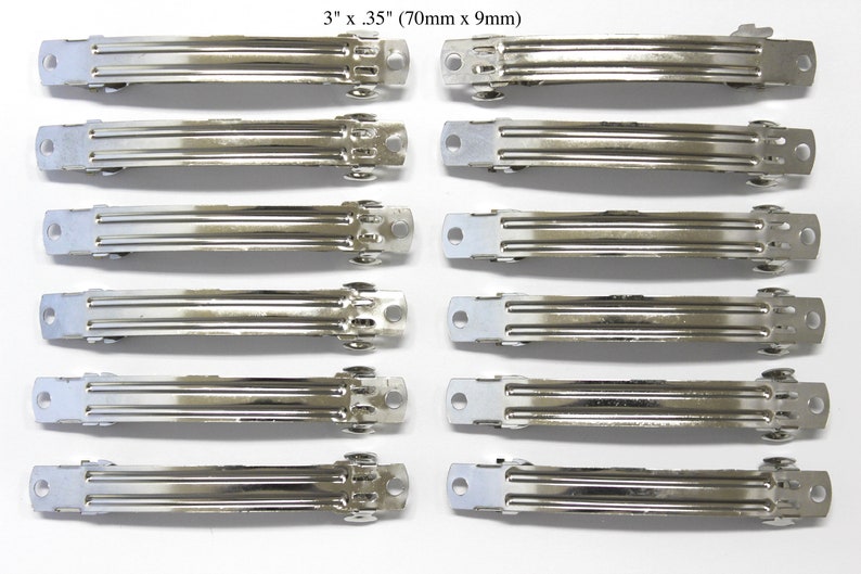 French Style Spring Barrettes, Sold by the Dozen, 3 Sizes to Choose ...