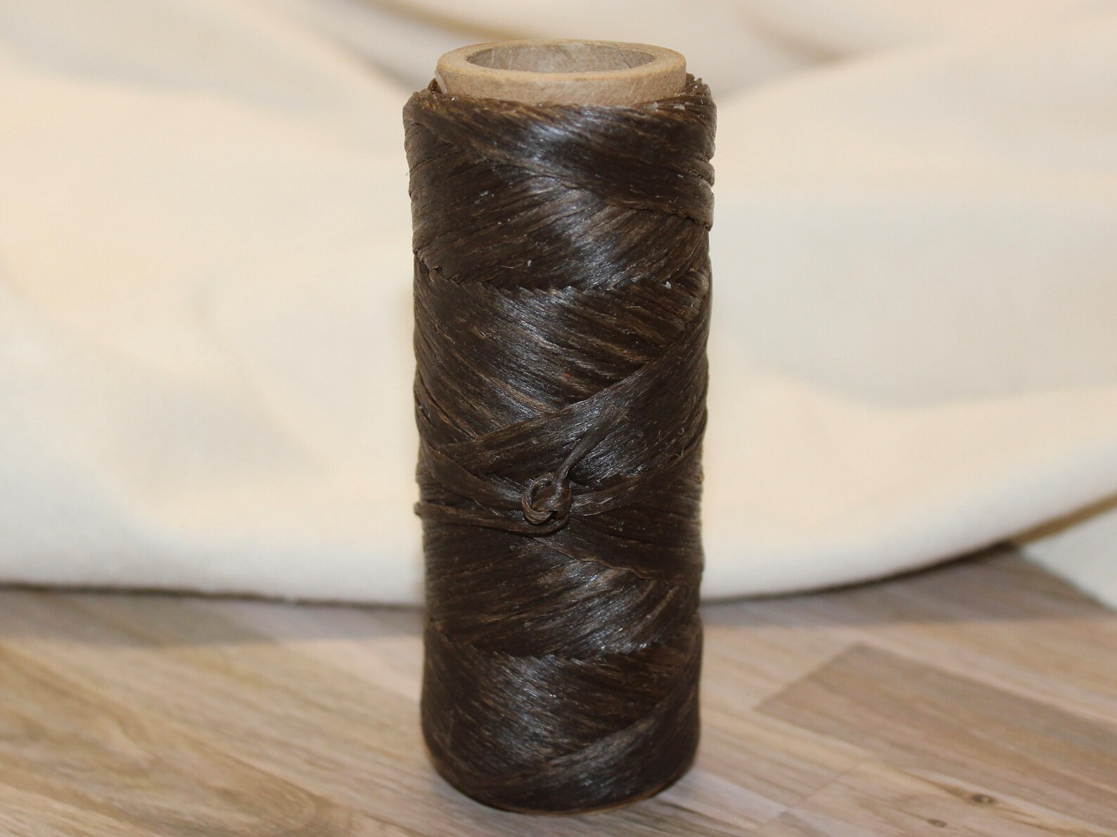 1 Ounce Spool Artificial Sinew, 4 Color Options, Waxed Beading Thread ...
