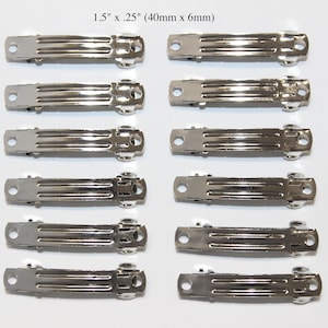 French Style Spring Barrettes, Sold by the Dozen, 3 Sizes to Choose ...