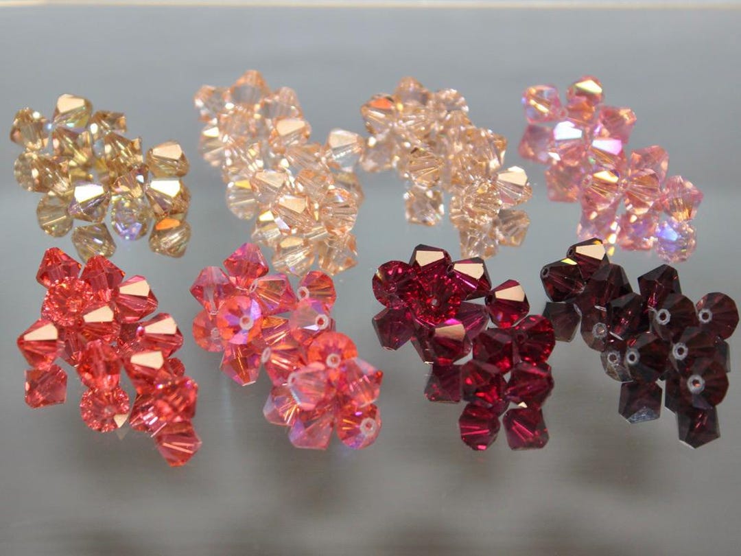 Article 5301 Swarovski Crystal 8mm Bicone Shaped Beads, 10 Color ...