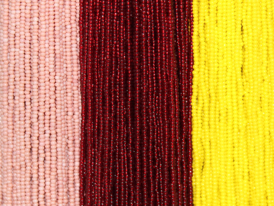 Vintage 12/0 Czech Seed Beads, 3 Colors to Choose From, Sold by the 1/2 ...