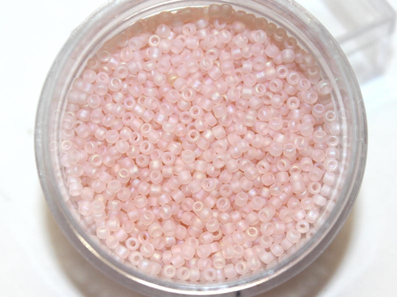 11/0 Peachy Pink Japanese Seed Bead Mini Pack, 7 Colors Included, 1 ...