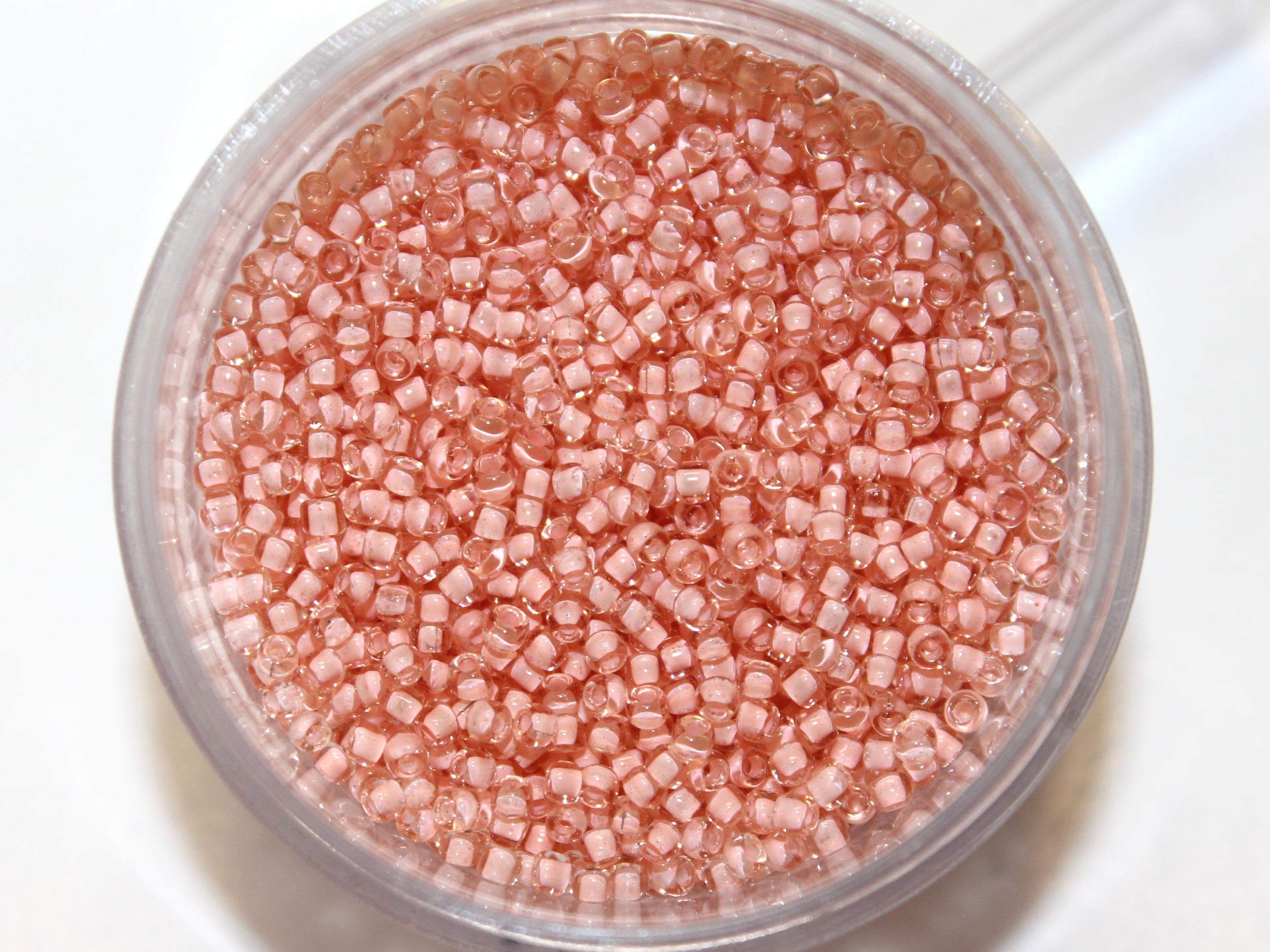 11/0 Peachy Pink Japanese Seed Bead Mini Pack, 7 Colors Included, 1 ...
