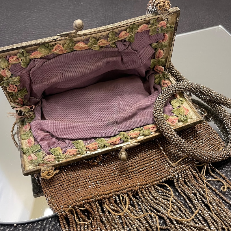 Antique Beaded Purse - Etsy