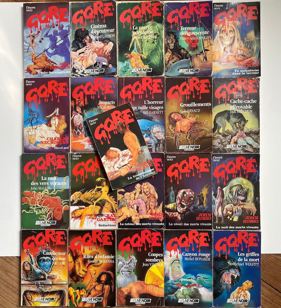Collection GORE / Rare Vintage Fleuve Noir 80's / Livres De Poche ...
