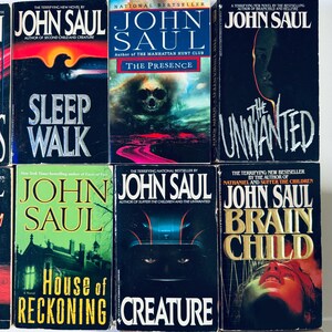 JOHN SAUL Collection / Vintage John Saul Paperback Books - Etsy