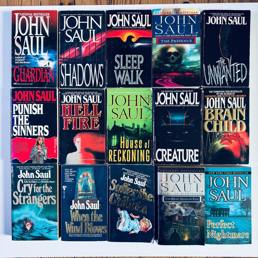 JOHN SAUL Collection / Vintage John Saul Paperback Books - Etsy