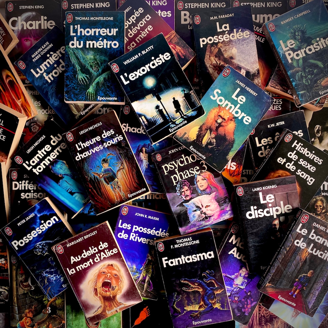 J'ai Lu Epouvante / Collection Vintage Livre De Poche Année 80 En ...