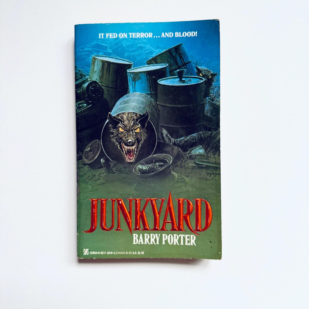 JUNKYARD by Barry Porter / RARE Paperbacks From Hell Vintage Horror Book 80's Horror Zebra - Etsy