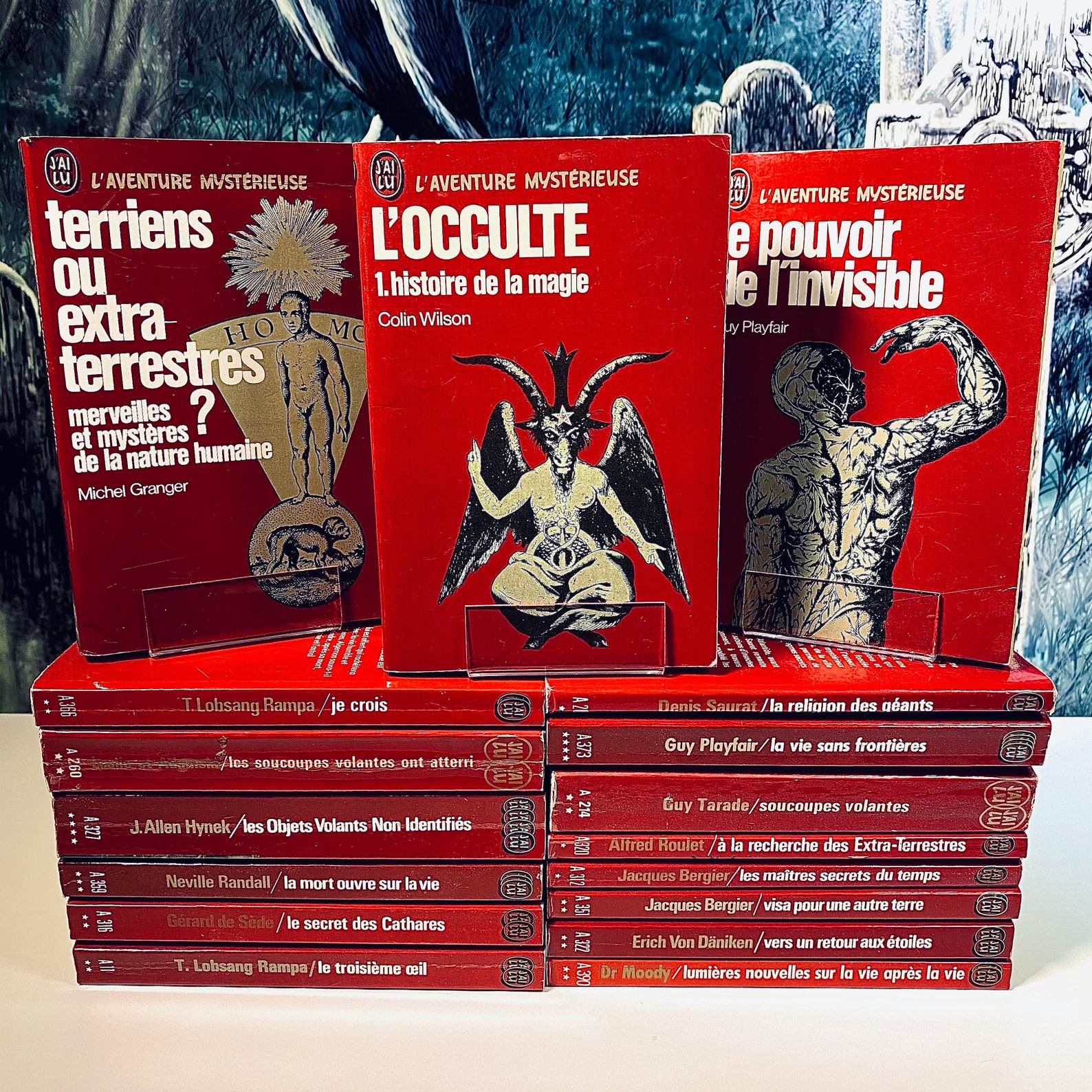Collection Occulte L'Aventure Mystérieuse / Livres de Poche vintage J ...