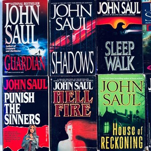 JOHN SAUL Collection / Vintage John Saul Paperback Books - Etsy