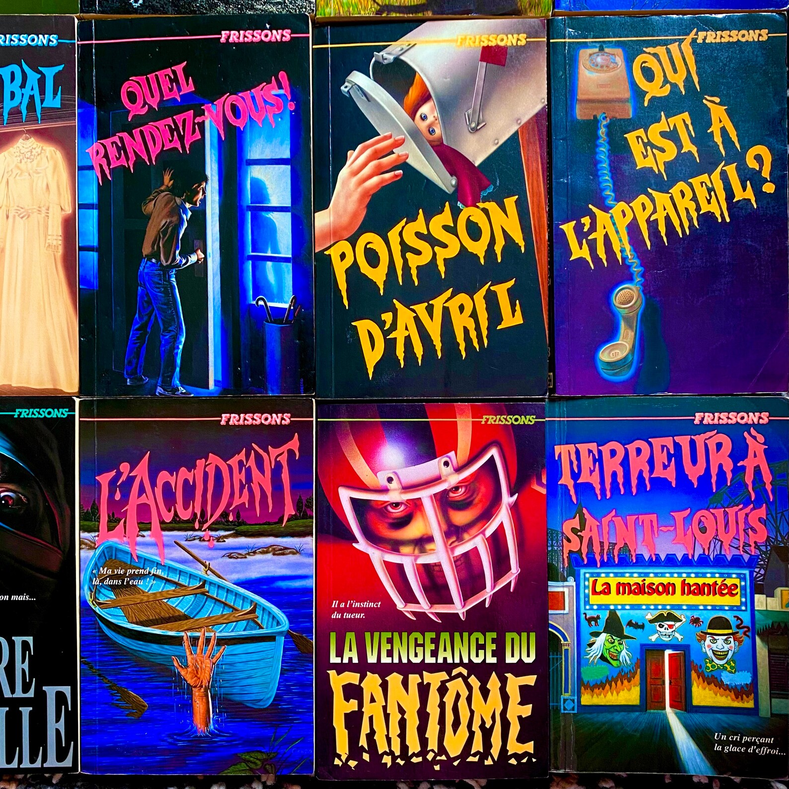 Collection FRISSONS / Vintage Canada Point Horror Fiction En | Etsy