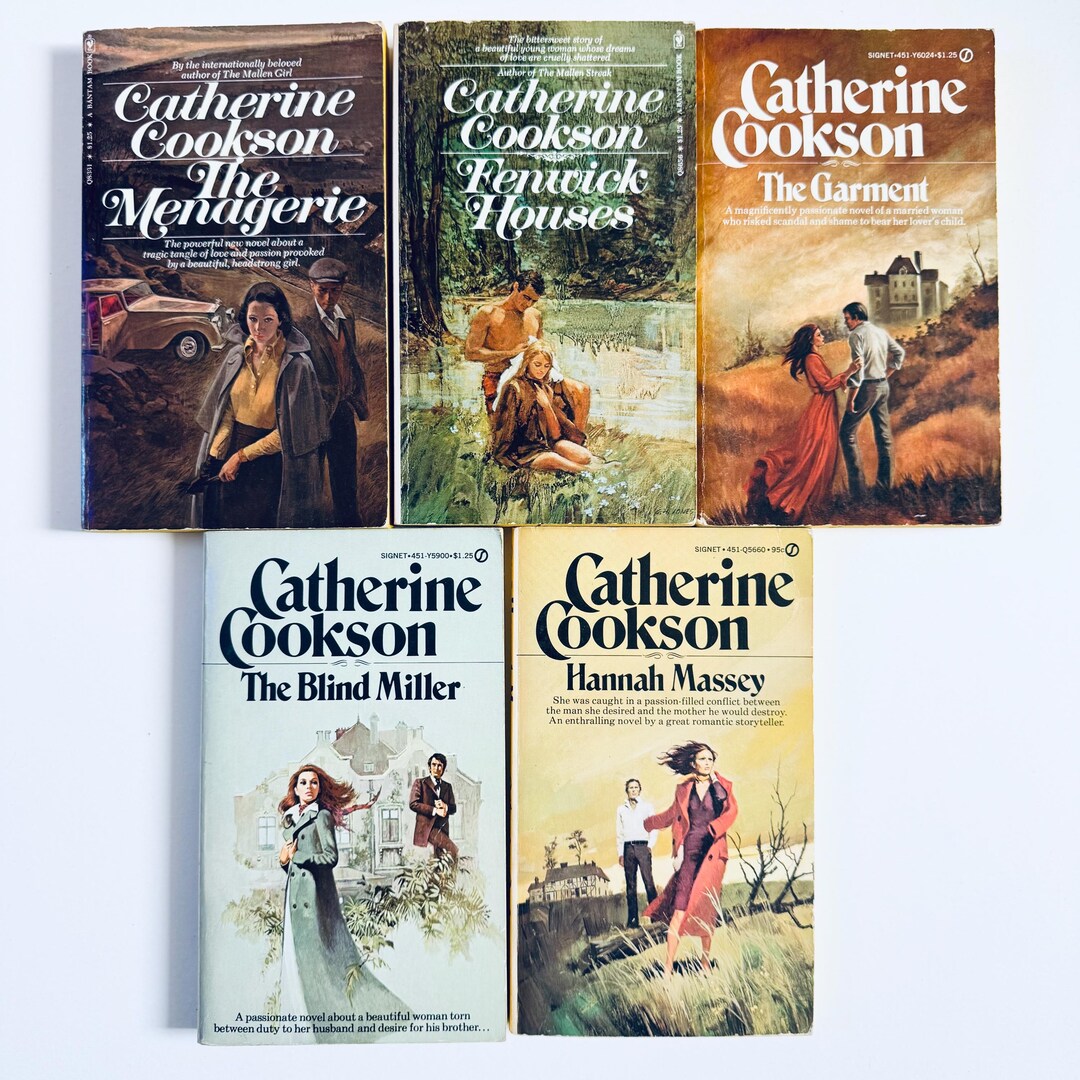 Catherine Cookson / Vintage Gothic Romance Paperbacks / Women Running ...