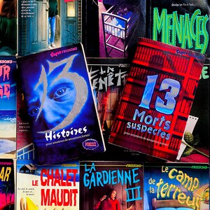 Collection FRISSONS / Vintage Canada Point Horror Fiction En Français ...