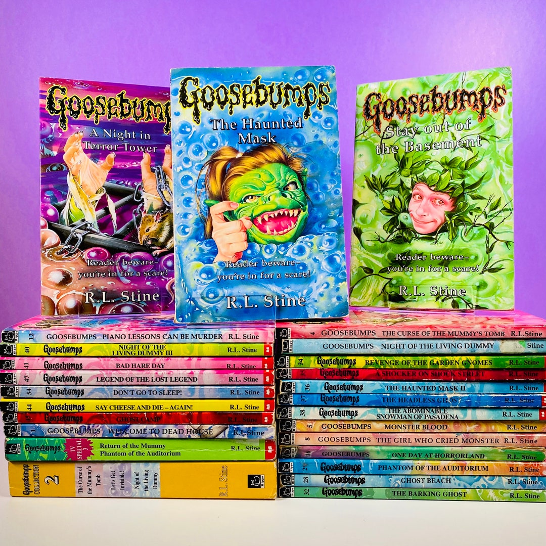 GOOSEBUMPS UK Editions R.L. Stine Collection Vintage 90's - Etsy